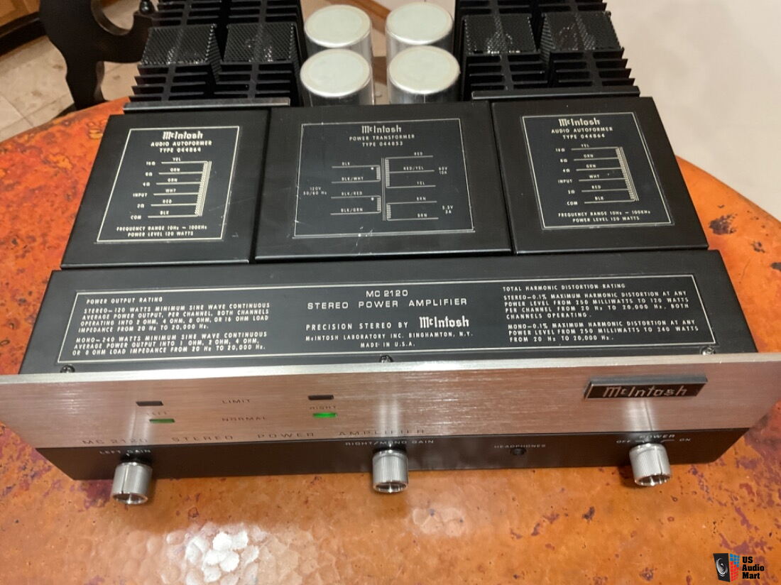 McIntosh MC2120 For Sale - US Audio Mart