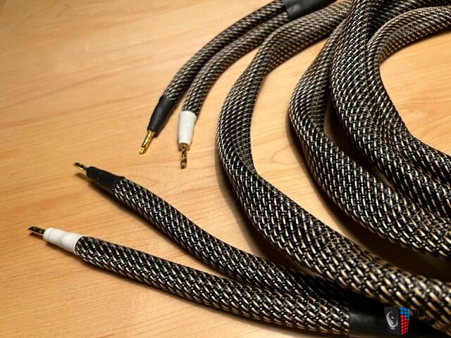 NRG Custom Cables 6:6 speaker cable, 7.5', gold banana plugs Photo ...