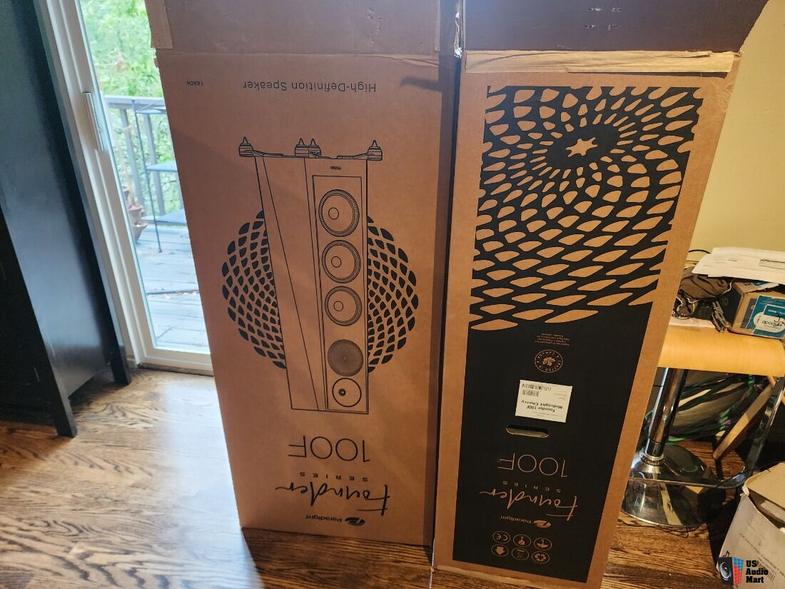 Paradigm Founder 100f like new midnight cherry For Sale - US Audio Mart