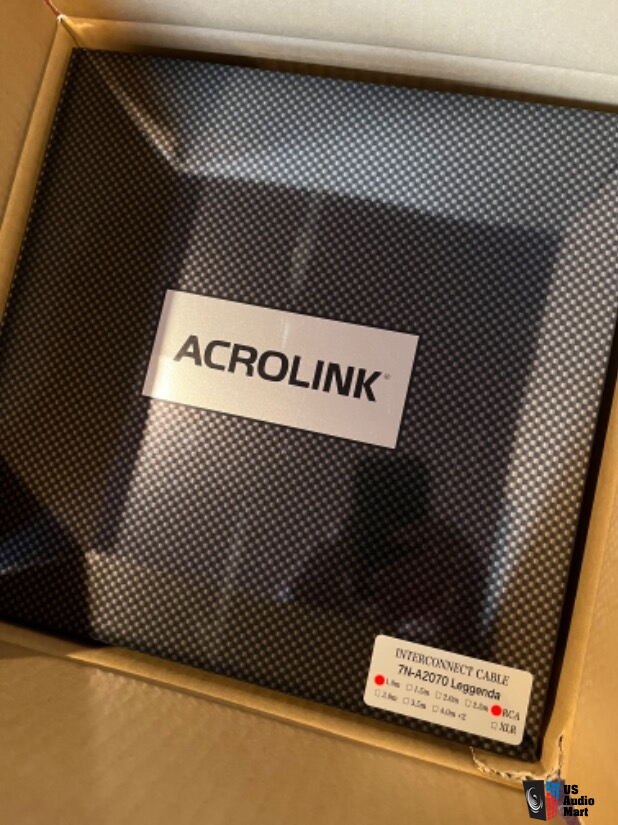 Acrolink 7N-A2070 Leggenda Interconnects 1 meter Photo #4369758 - UK ...