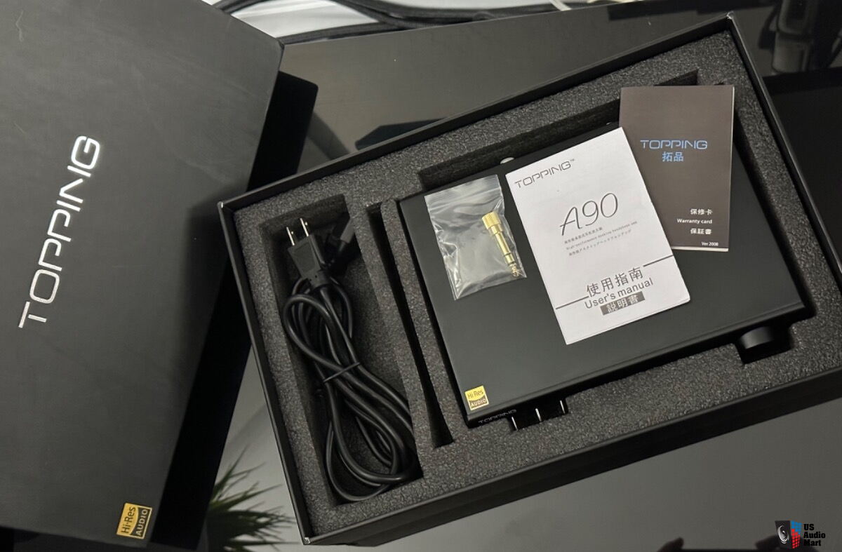 Topping A90 Amp (Black) Headphone Amplifier Photo #4370554 - US Audio Mart