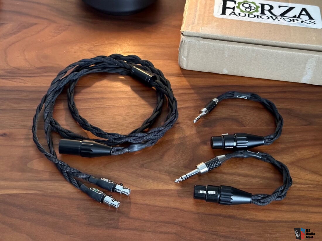 Audeze & ZMF Forza Audioworks Noir Hybrid HPC Headphone Cable ...