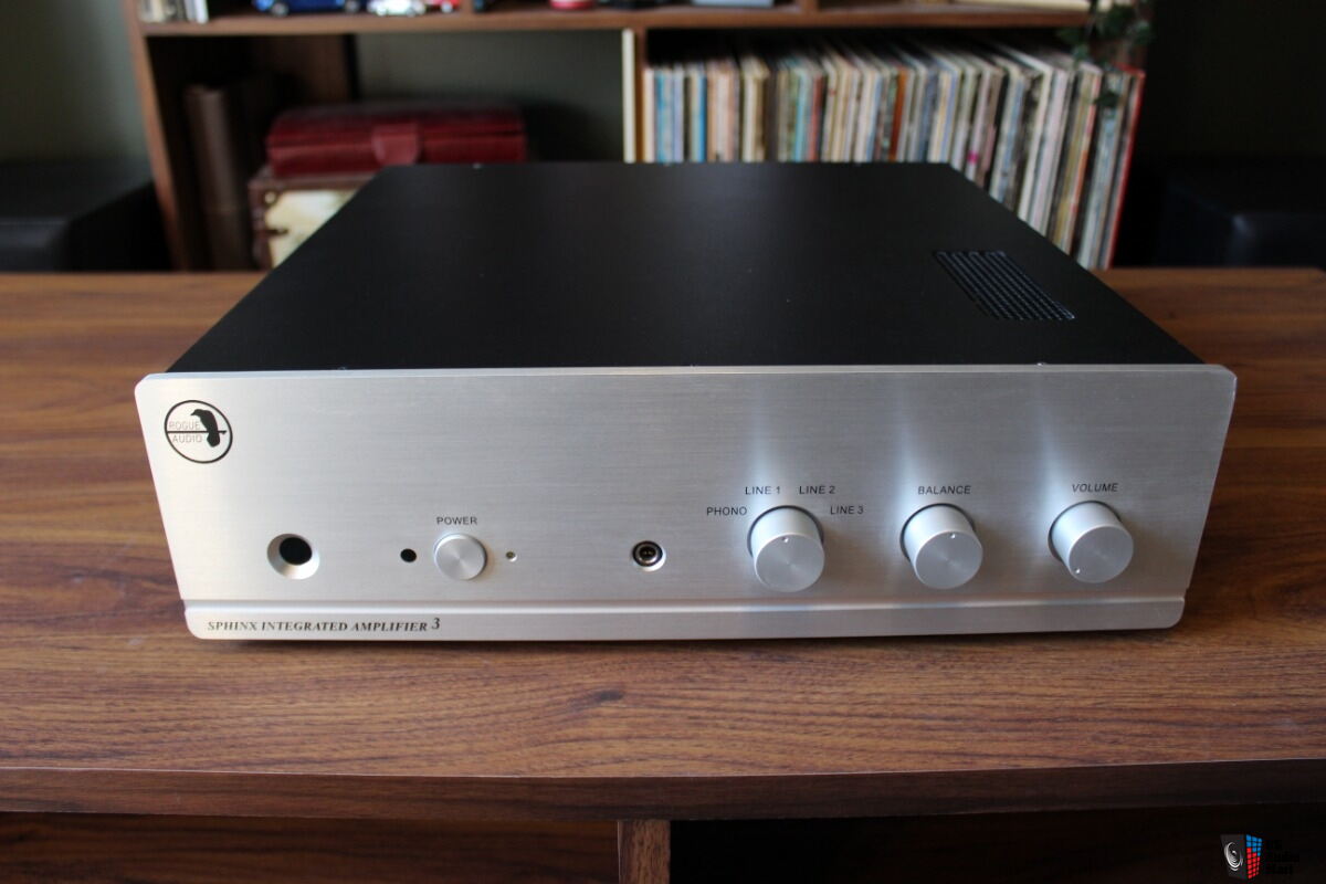 Rogue Audio Sphinx V3 Stereo Integrated Amplifier with Remote (Silver ...