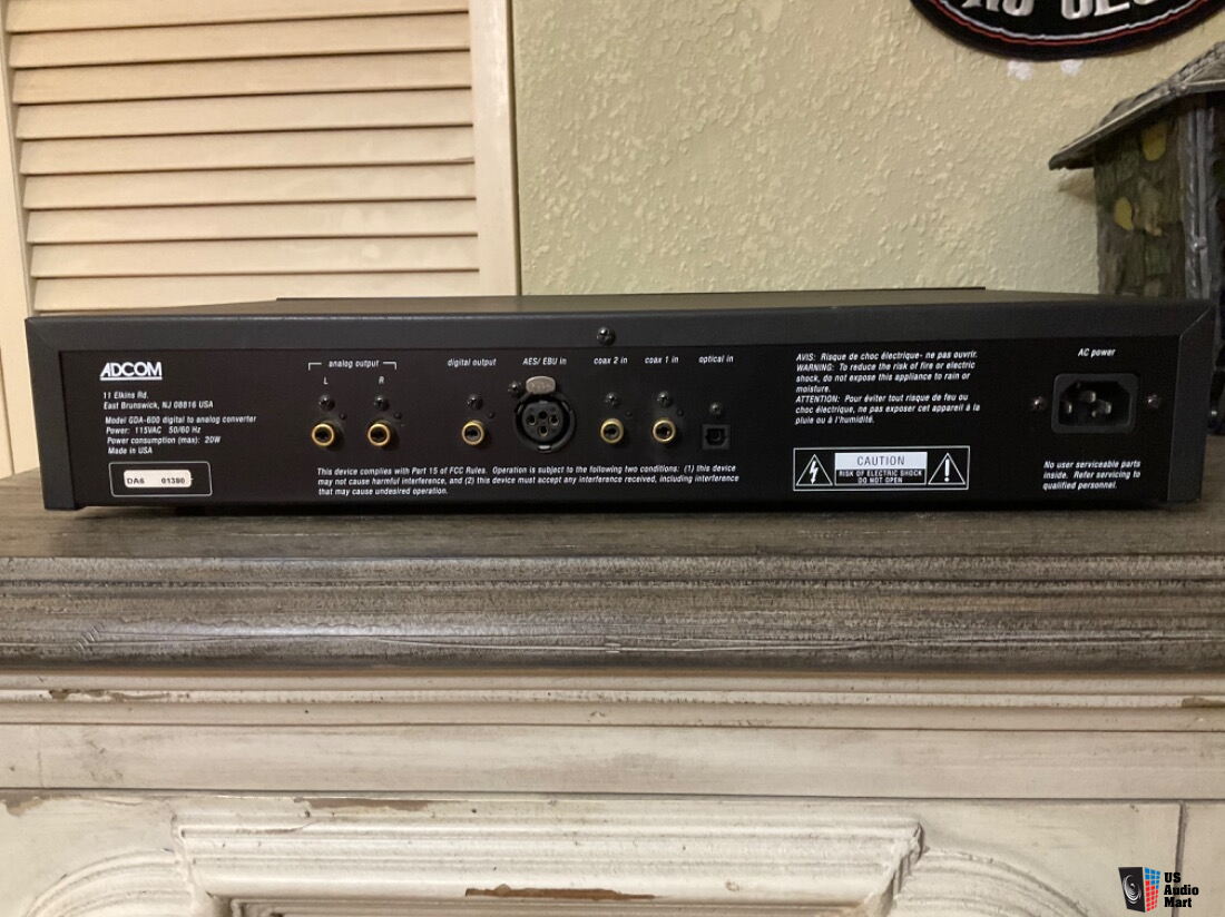 Adcom GDA 600 DAC Photo #4374248 - US Audio Mart