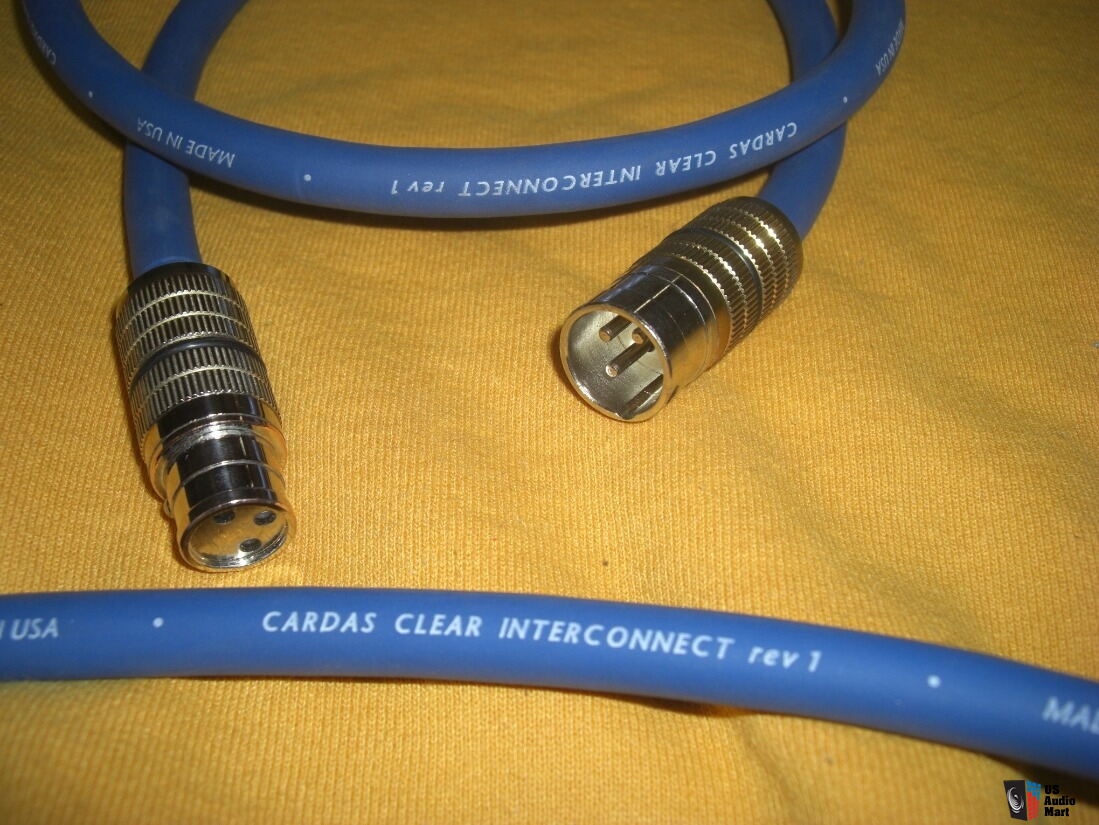 Cardas Audio Clear Rev 1 Interconnects *1 Meter Pair* W/XLRs Photo ...