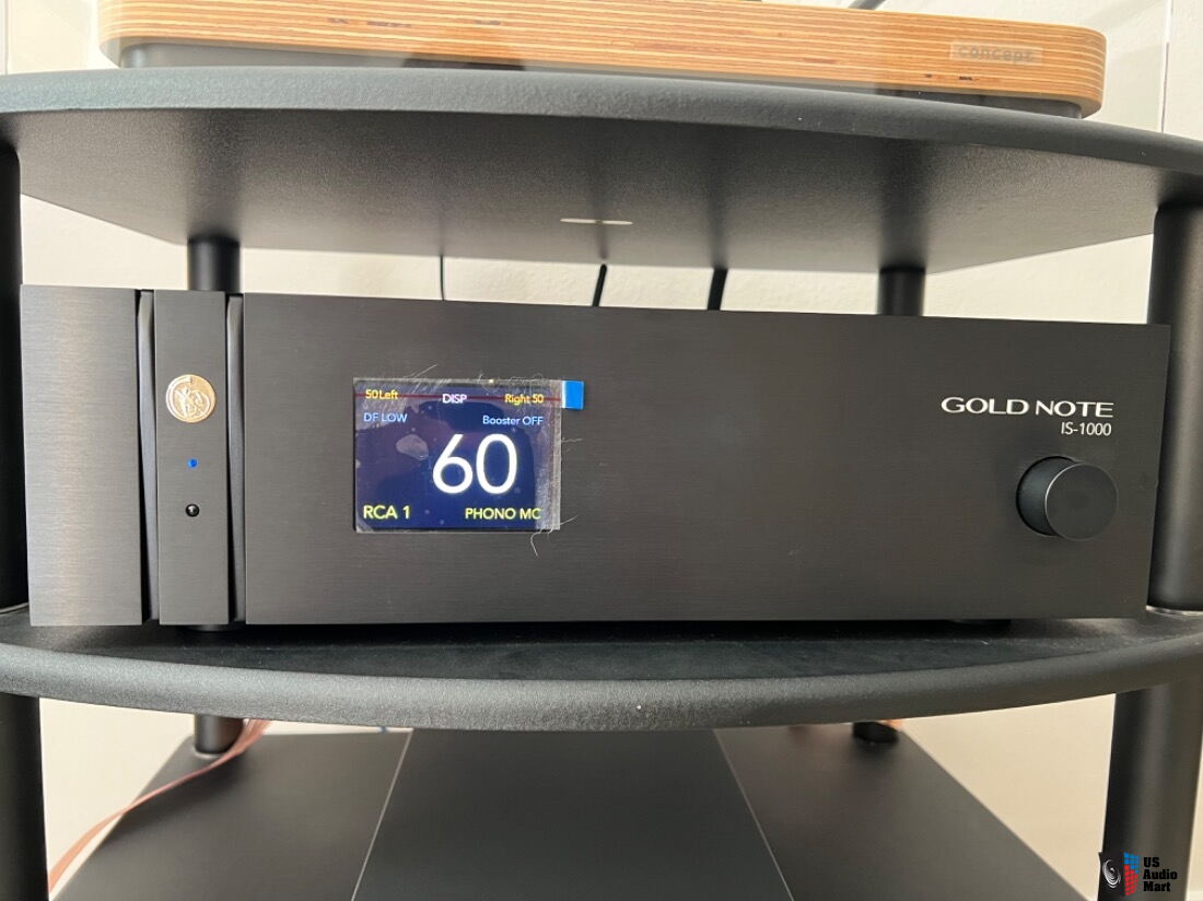 Gold Note IS1000 Deluxe Mark 2 Integrated Amp, DAC, MM/MC Phono 3 ...