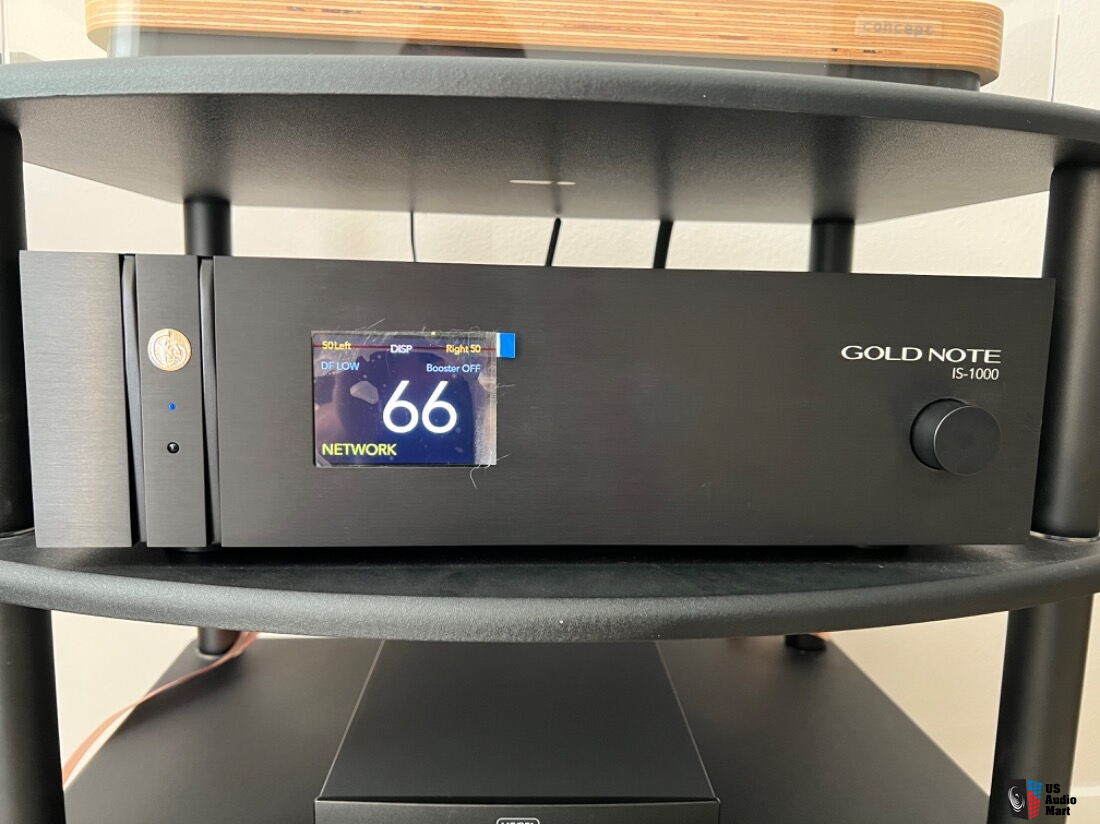 Gold Note IS1000 Deluxe Mark 2 Integrated Amp, DAC, MM/MC Phono 3 ...