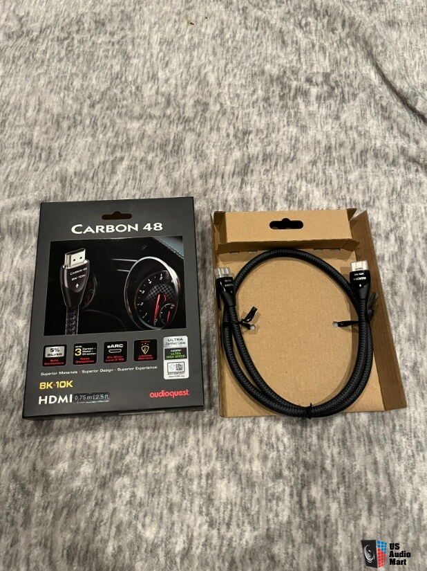Audioquest Carbon 48 HDMI 0.75 m / 2.5 ft like new - free shipping For ...