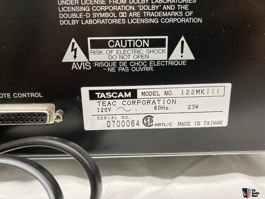 Tascam 122 mk III Cassette Deck Photo #4375990 - US Audio Mart