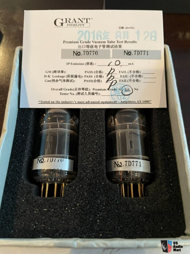 PS Audio BHK Signature Preamplifier OEM 12AU7 replacement tubes (pairs ...