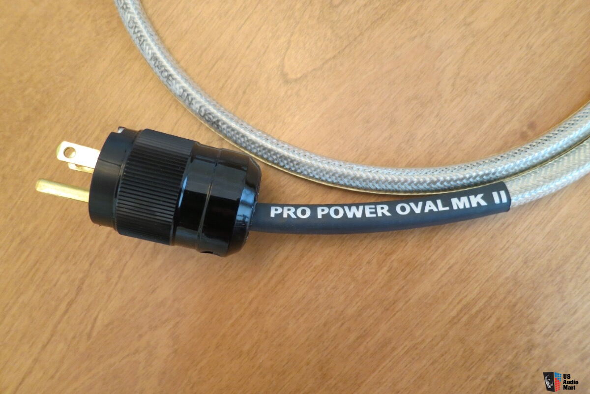 Analysis Plus 4' Pro Power Oval 2 MK 2 Power Cable with Spades ...