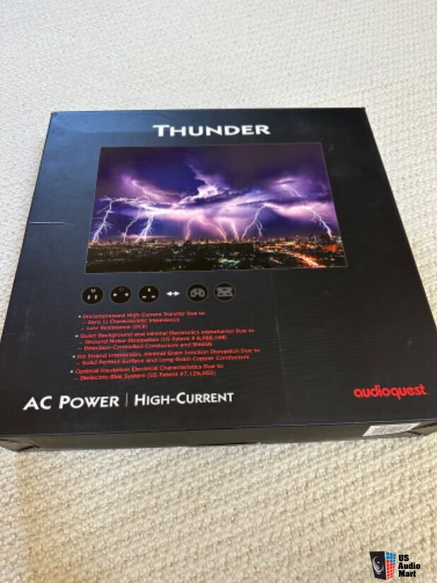 Audioquest Thunder Power Cable (2M) C13 15 amp For Sale - US Audio Mart
