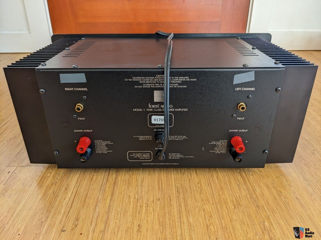 Amplifier Forte Audio Model 1 Class A Photo #4381715 - US Audio Mart