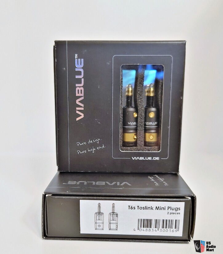 VIABLUE T6s Toslink Mini Plugs Dealer Ad - US Audio Mart