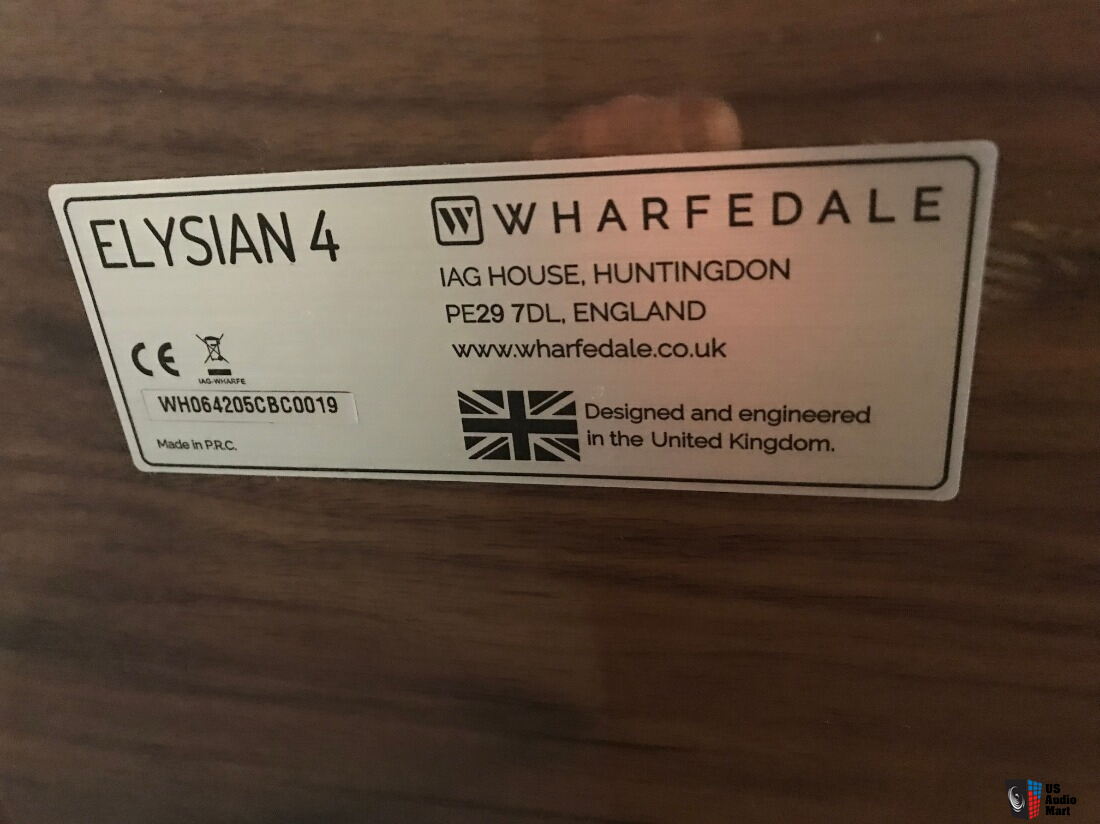 Wharfedale Elysian 4 speakers - Flagship model - incredibly beautiful ...
