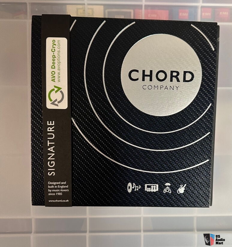 Chord Co Signature RCA-RCA 1 meter pr. w/AVO Deep-Cryo - NEW! PRICE ...