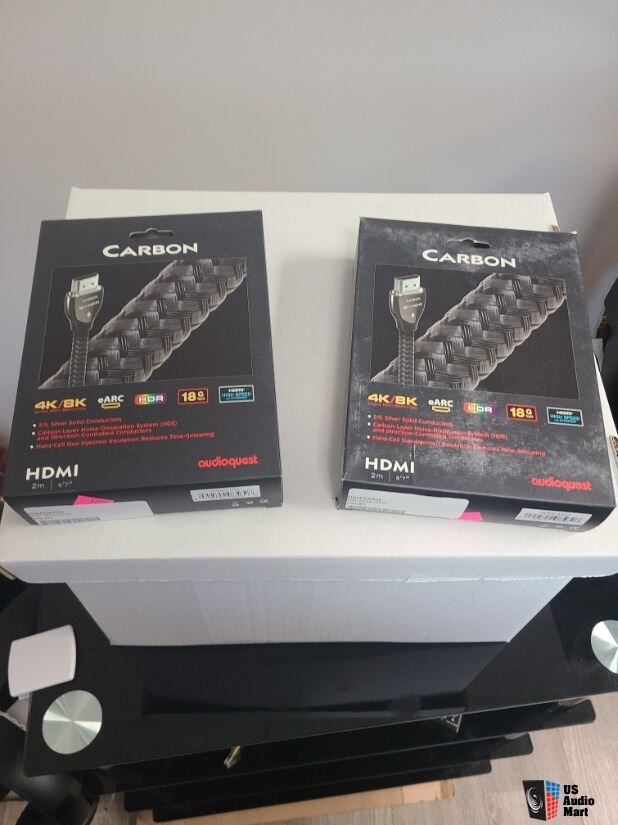 Audioquest Carbon HDMI (Original) 2 meters-5% Silver-2 Available For ...