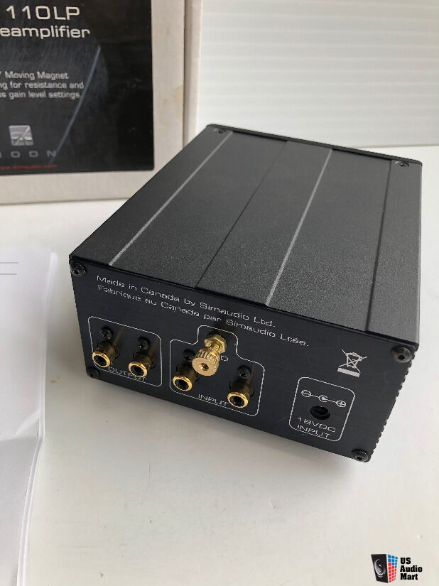 Moon 110LP V1 phonostage with power supply, manual and box. FREE CONUS ...