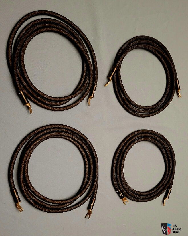 Silent Source 8 ft Speaker Cable Set Silver Spade Photo #4388172 - US ...