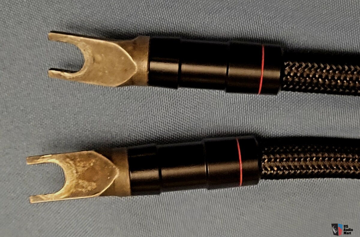 Silent Source 8 ft Speaker Cable Set Silver Spade Photo #4388172 - US ...