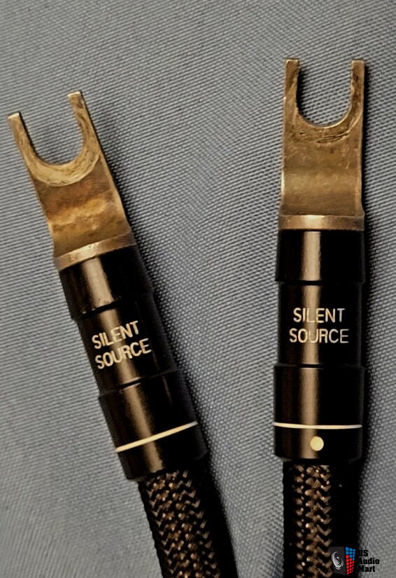 Silent Source 8 ft Speaker Cable Set Silver Spade Photo #4388172 - US ...