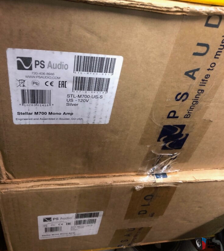 Silver PS Audio Stellar M700 Monoblock Power Amplifier Pair Offers ...