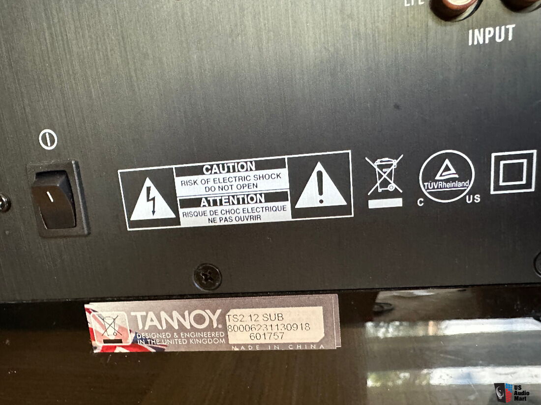 Tannoy 2.12 Subwoofer. New old stock, like new in factory box Photo ...