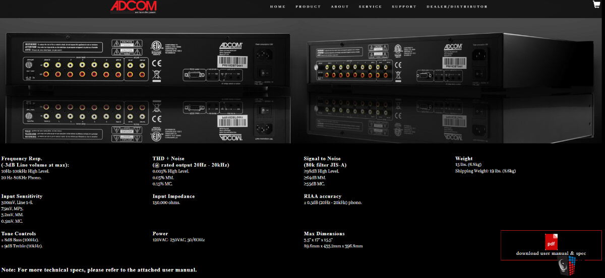 Adcom GFP-815 Stereo Preamplifier Photo #4390652 - US Audio Mart