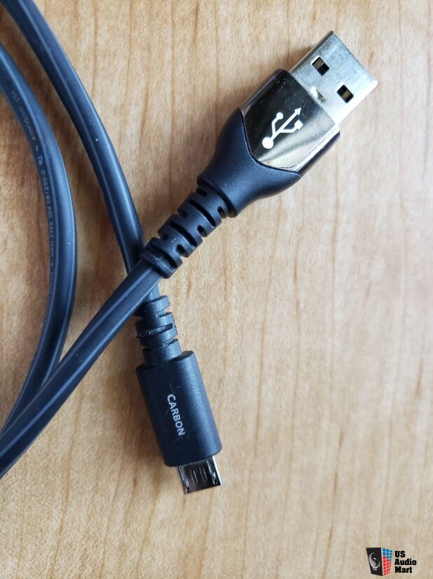 Audioquest Carbon USB A to Micro .75m long Photo #4395366 - US Audio Mart