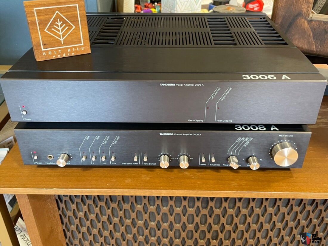 Tandberg, 3008A & 3006A Matching Pre/Power Set - "True Vintage HiEnd ...