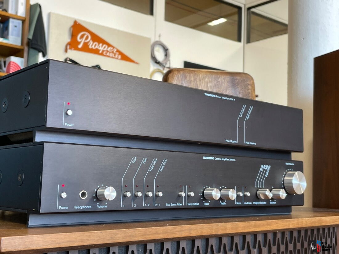 Tandberg, 3008A & 3006A Matching Pre/Power Set - "True Vintage HiEnd ...
