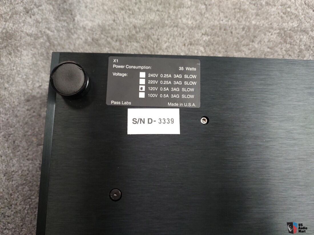 Pass Labs X1 preamp Photo #4399891 - US Audio Mart