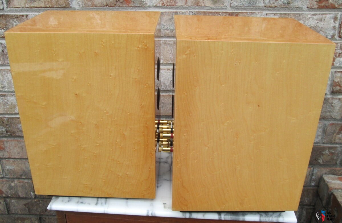 Quad Model 11L speakers in original box Beautiful Birdseye maple finish ...