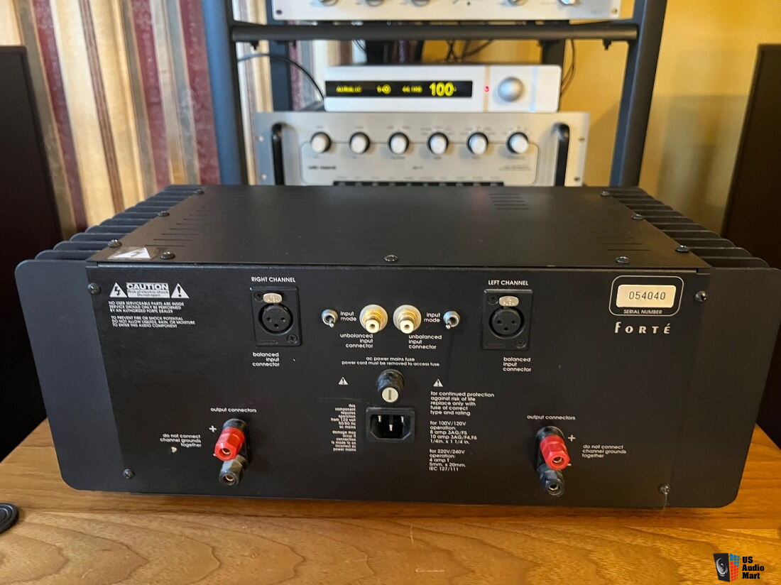 Forte Model 5 Power Amplifier Nelson Pass Photo #4404224 - US Audio Mart