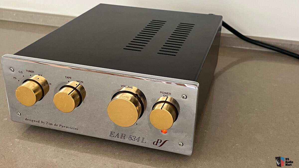 EAR 834L Tube Preamplifier works perfectly. Gene Rubin Audio Photo ...