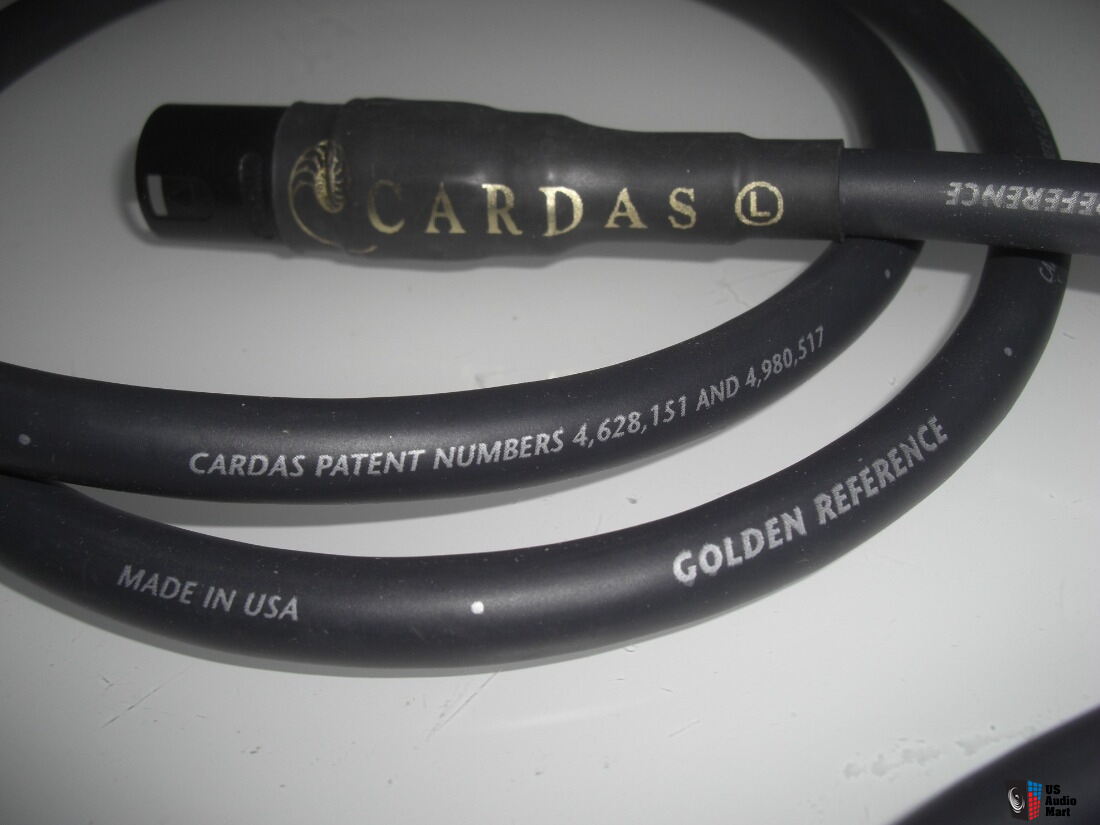Cardas Audio Golden Reference Interconnects *1.5 Meter Pair* Black ...