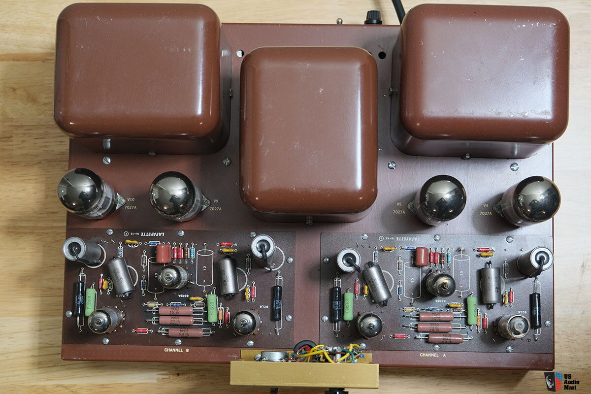 Lafayette KT-550 Tube Power Amplifier 50wpc Fully Electronically ...