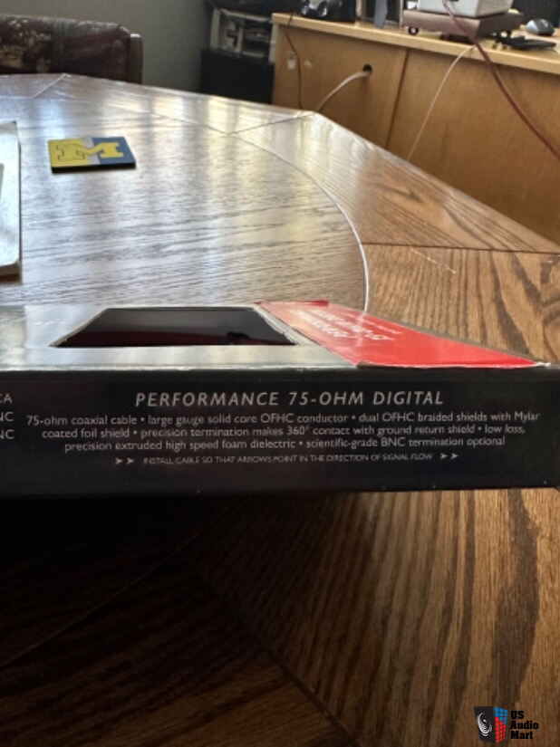 Transparent Performance 75-Ohm Digital Link Cable in original packaging ...