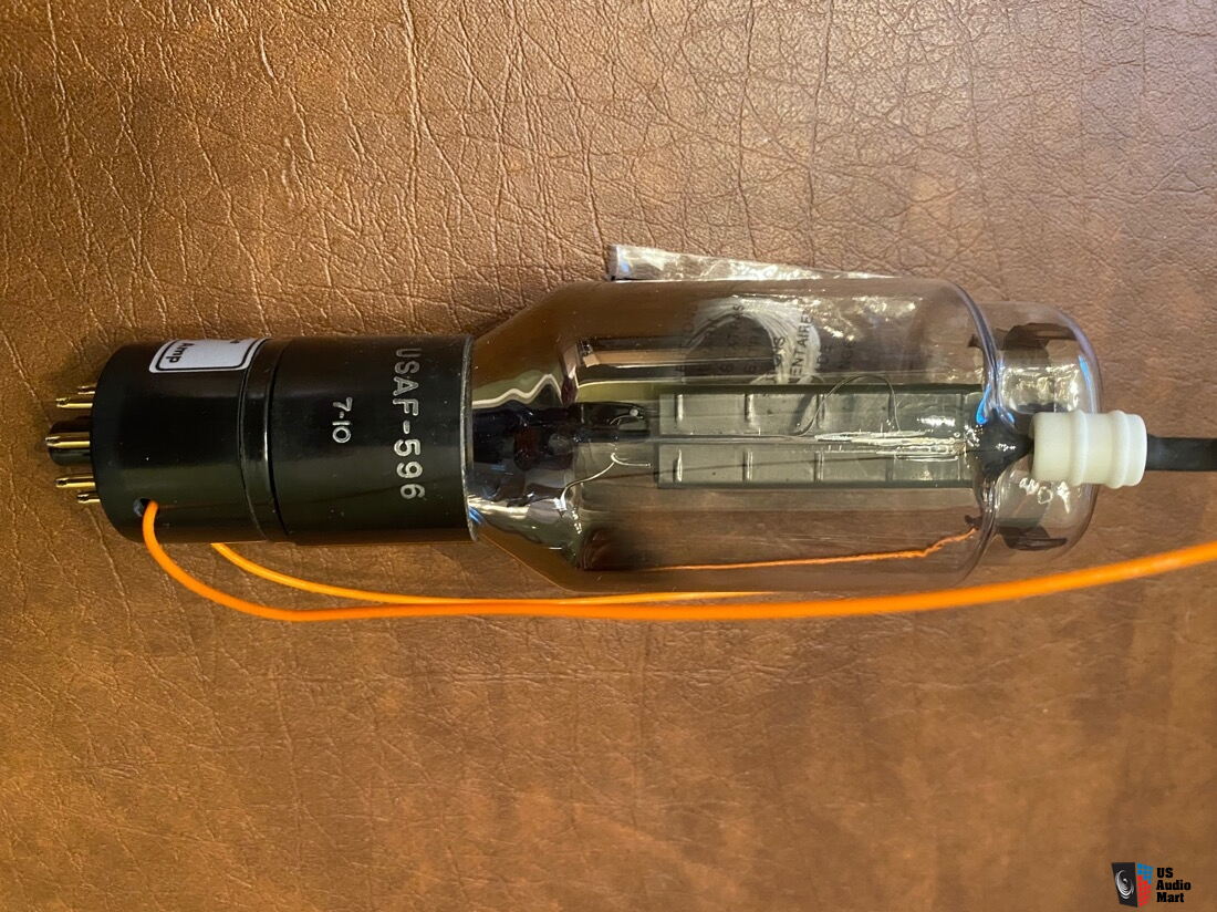 USAF 596 Tube and Adapter for 5U4G, GZ34 and 274B type sockets Photo ...