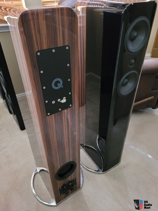 Q Acoustics Concept 500's in Black/Rosewood Finish Photo #4416356 - US ...