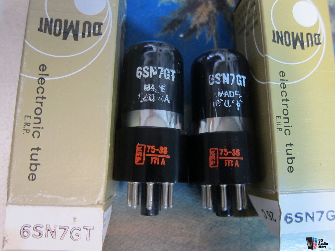 Pr NOS VIntage Ken Rad 6SN7GT, 1950s/60s, Matching Test Results ...
