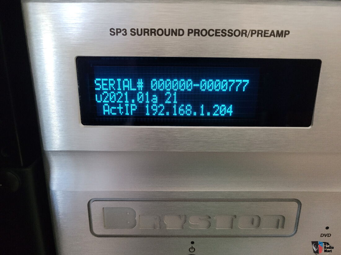 Bryston SP3 Surround Sound Processor - 7.1 4K Photo #4419684 - US Audio ...