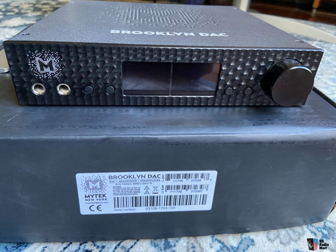 Mytek Digital Brooklyn DAC, Digital to Analog Converter Black BRKL-DAC ...