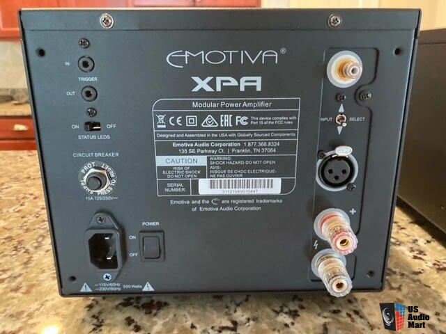 Emotiva XPA HC-1 High Current Monoblocks Photo #4421026 - US Audio Mart