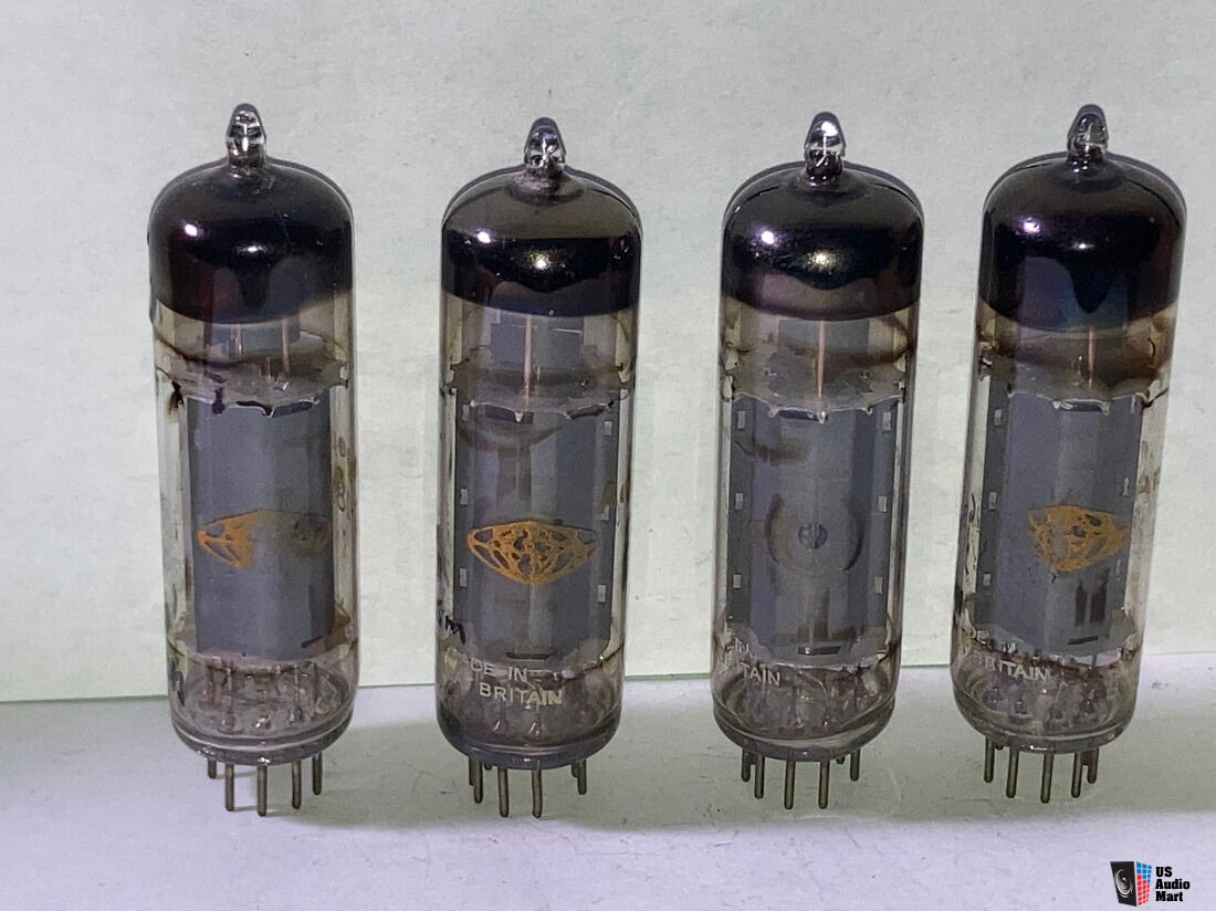 Mullard Blackburn (marked Amperex) 7189A Tubes, Matched Quad, Tested ...