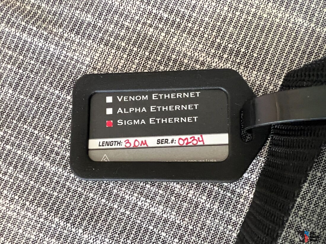 Shunyata Sigma Ethernet Cable- 3.0 Meter Photo #4427758 - US Audio Mart