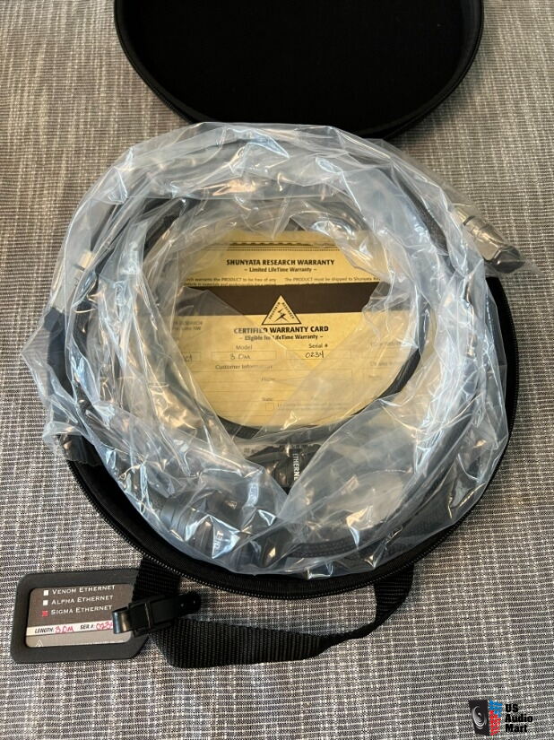 Shunyata Sigma Ethernet Cable- 3.0 Meter Photo #4427759 - US Audio Mart