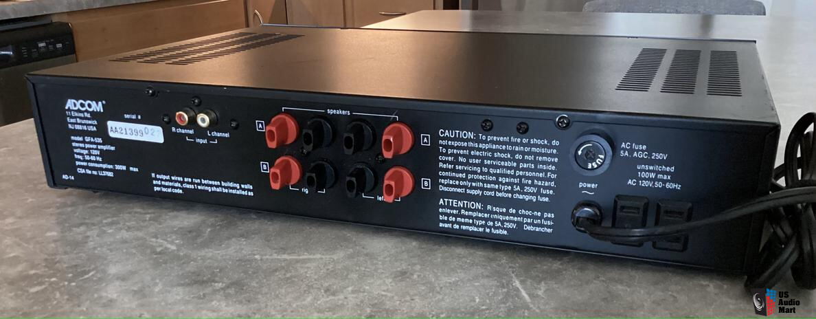 Adcom gfa 535 Amplifier Photo #4431149 - US Audio Mart