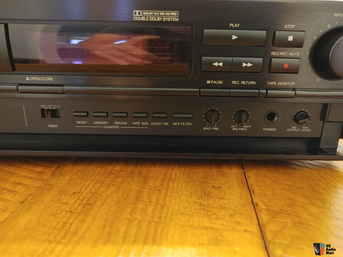 Denon DRS-810 3 Head Dual Capstan Cassette Deck! Rare! Excellent ...