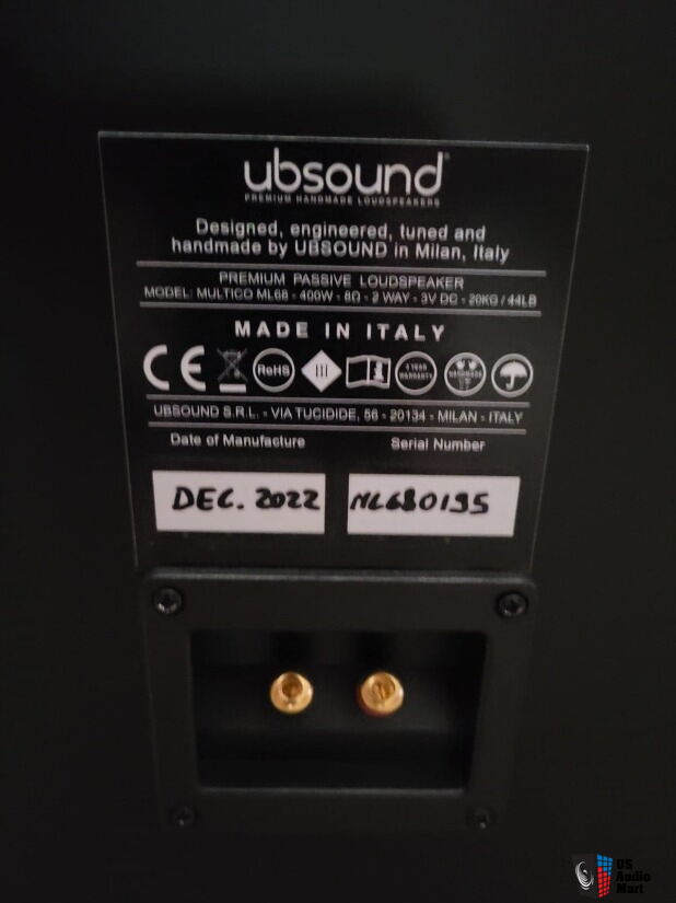UBSOUND Multico ML68 Loudspeakers Photo #4434963 - US Audio Mart
